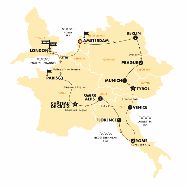 European Whirl Trip | Contiki