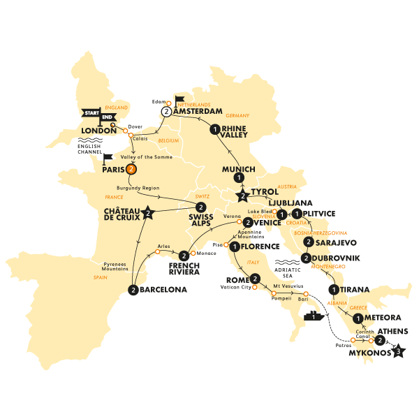 European Adventurer Trip | Contiki