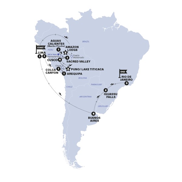 Ultimate South America Tour (24 days) | Contiki US