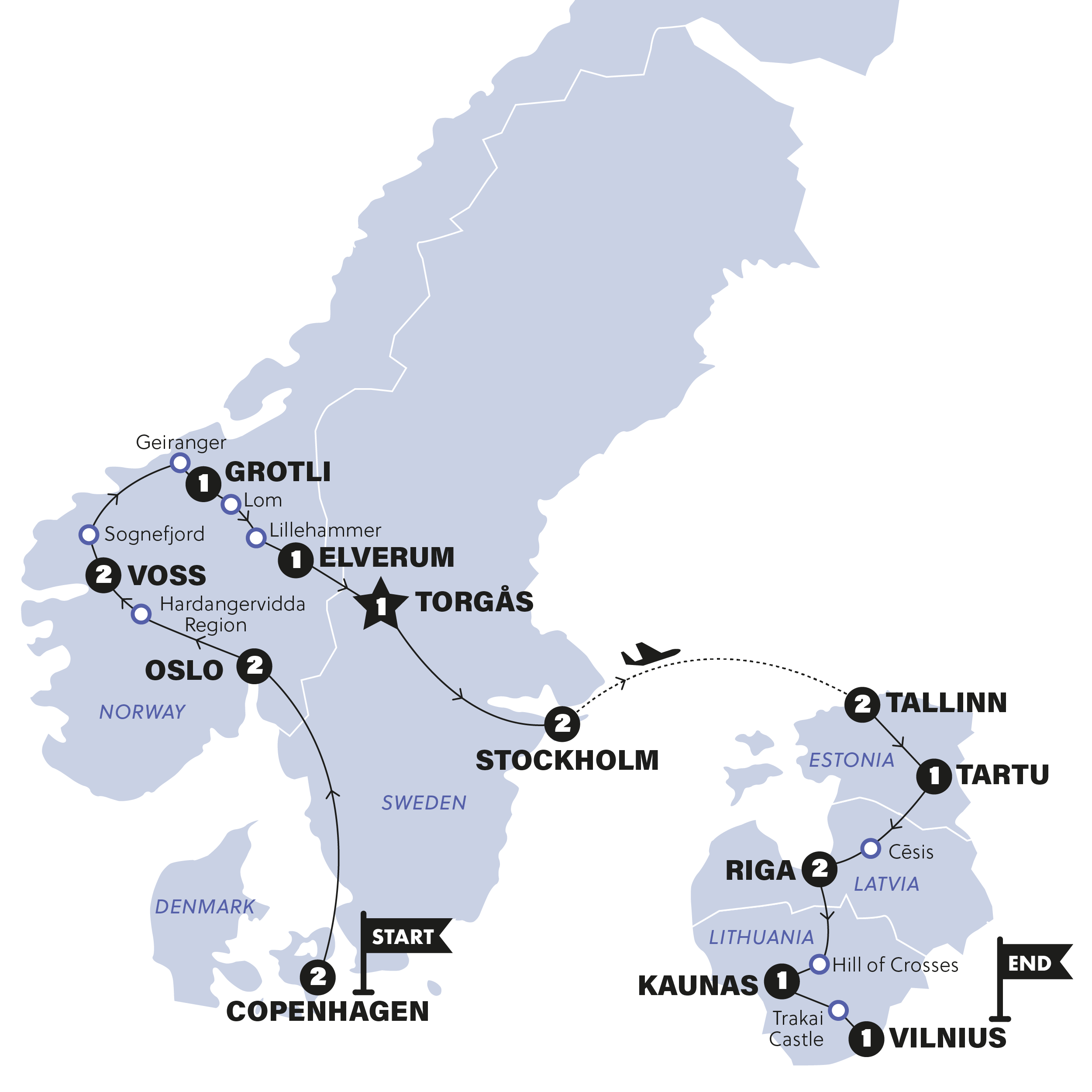 Scandinavia & The Best of Baltics Tour | Contiki AU