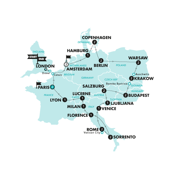 European Vistas Trip | Contiki