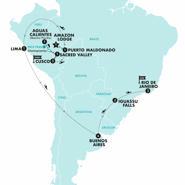 South American Explorer (Peru, Argentina & Brazil) | Contiki NZ